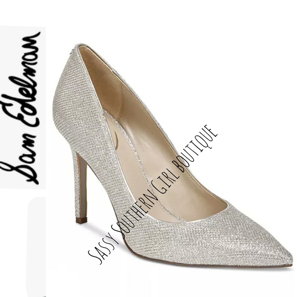 Sam Edelman | Shoes | Sam Edelman Champagne Shimmer Pumps | Poshmark